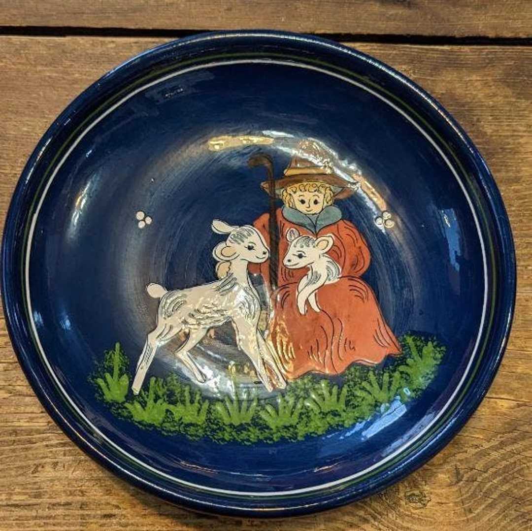 Two Hugo Kohler Biel Collectible Hand Painted Art Pottery - Etsy