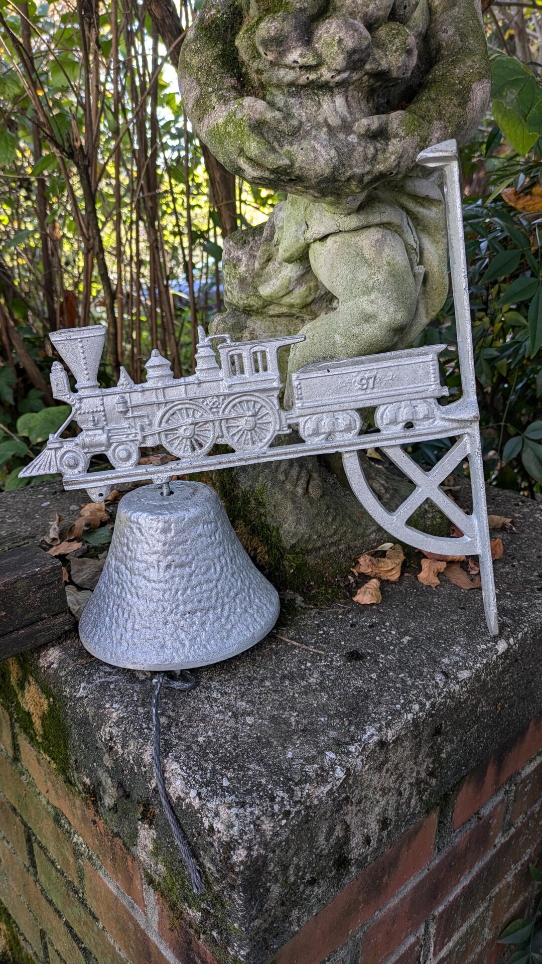Large Cast Iron Wall Mounted Dinner Bell - Etsy