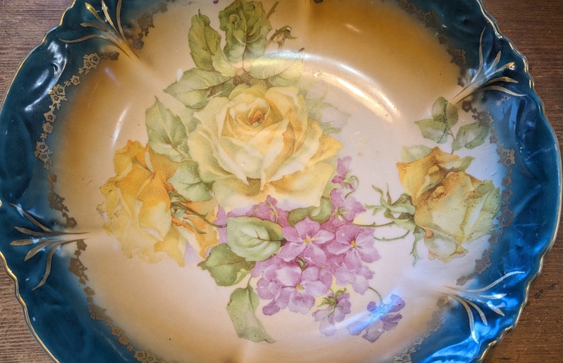 Vintage German Leuchtenburg Calas Porcelain Bowl - Etsy