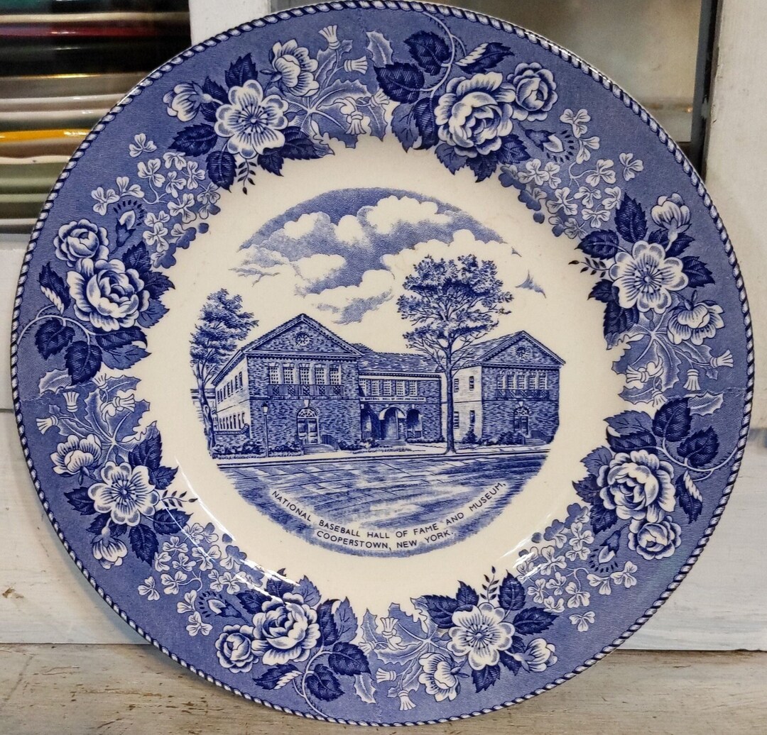 Baseball Hall of Fame Collectible Plate - Etsy