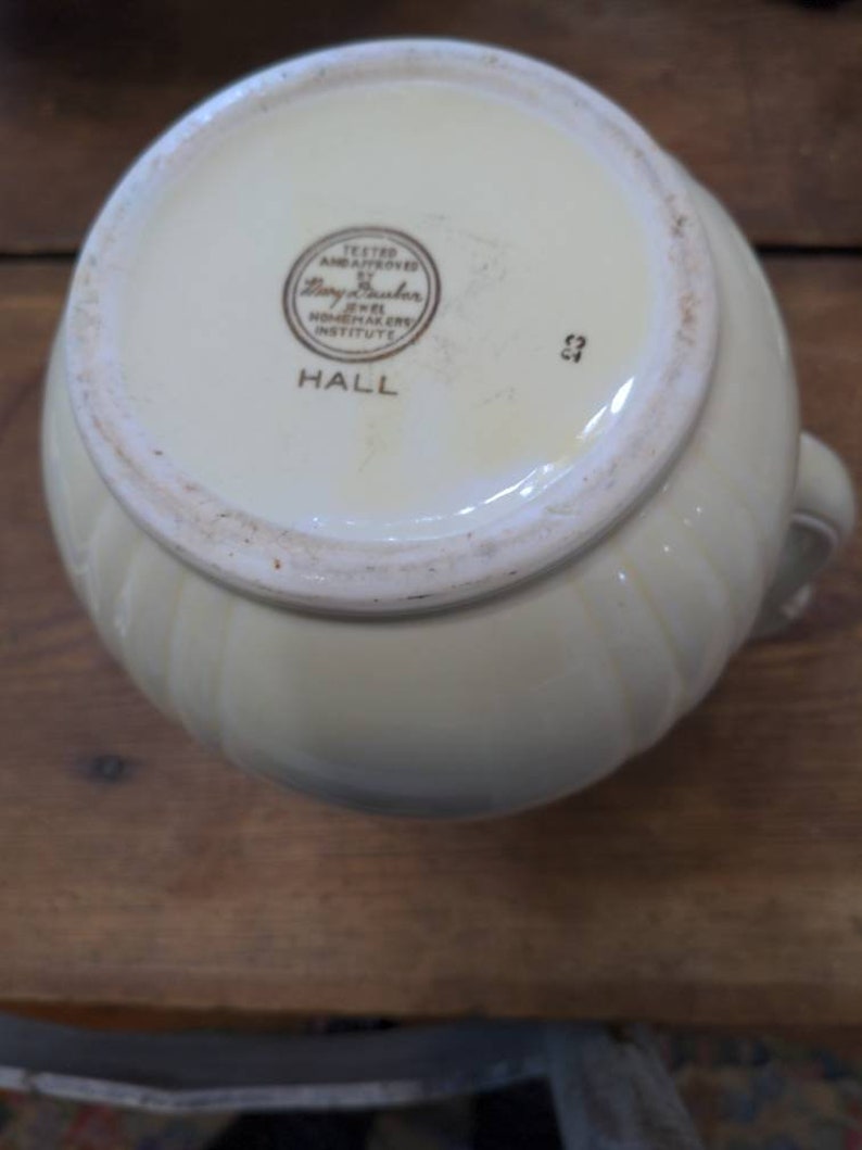 Vintage Hall's Jewel Tea Coffee Pot | Etsy