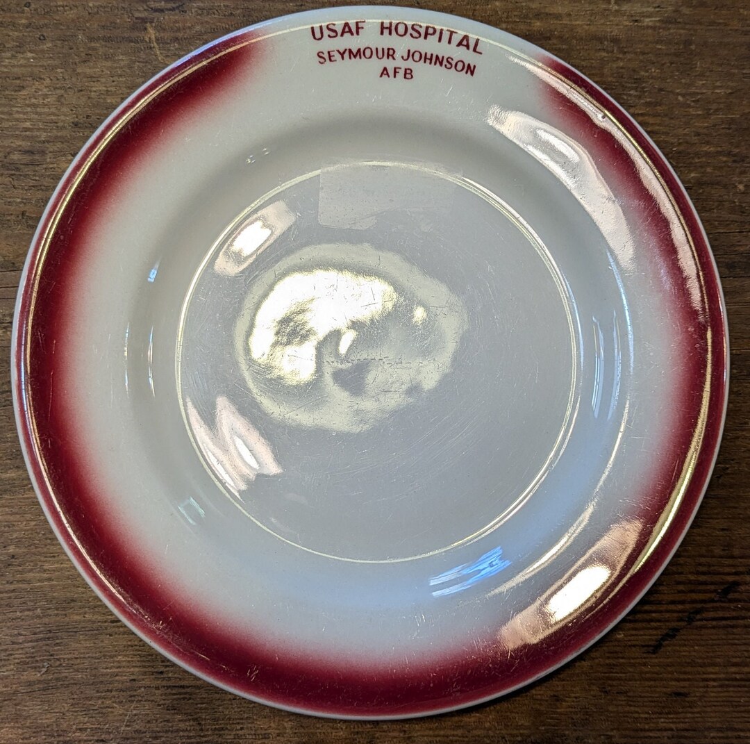 USAF Hospital Seymour Johnson AFB Plate - Etsy