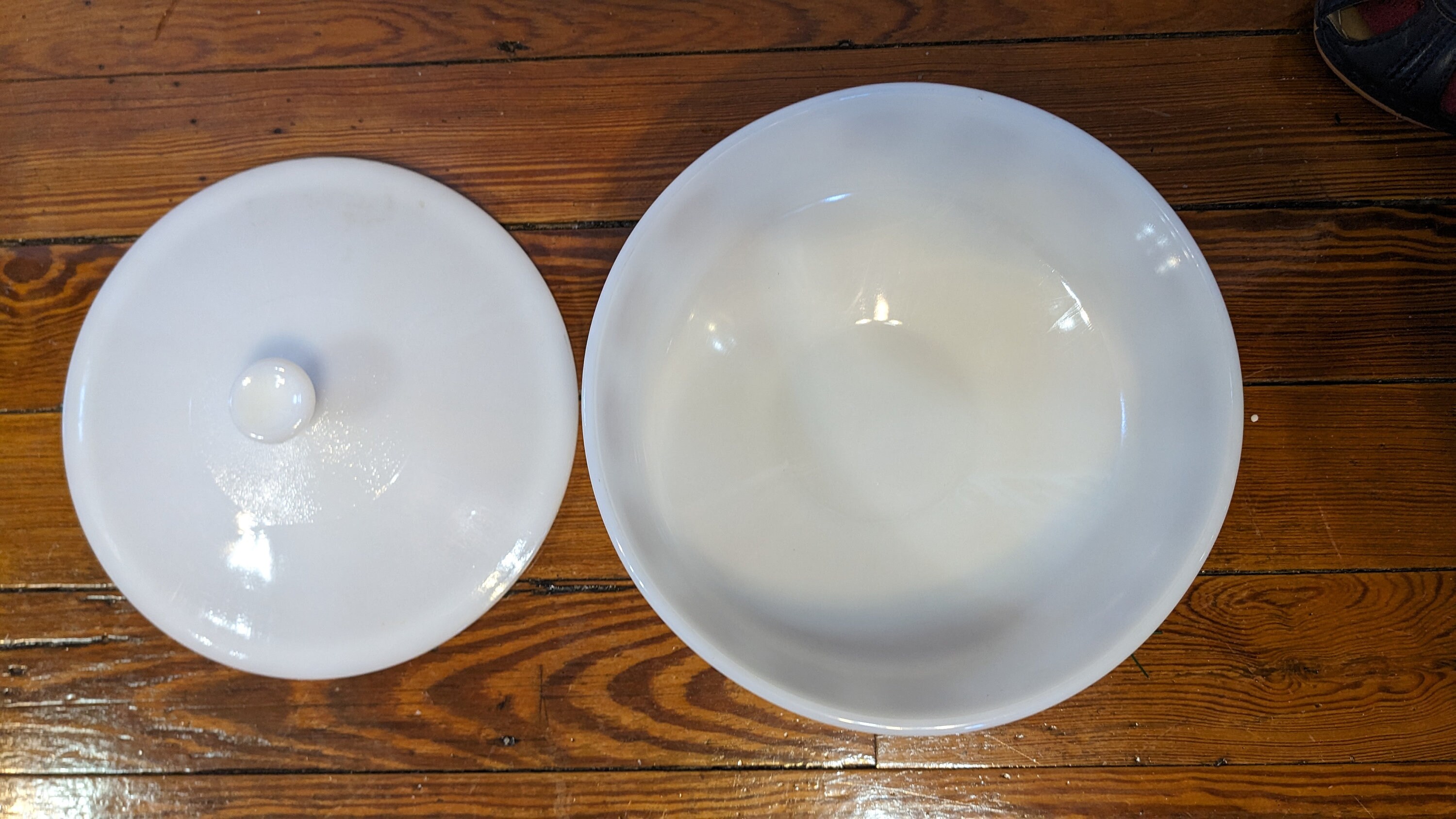 Federal Glass Milk Glass Sunflower Pattern Casserole With Lid - Etsy