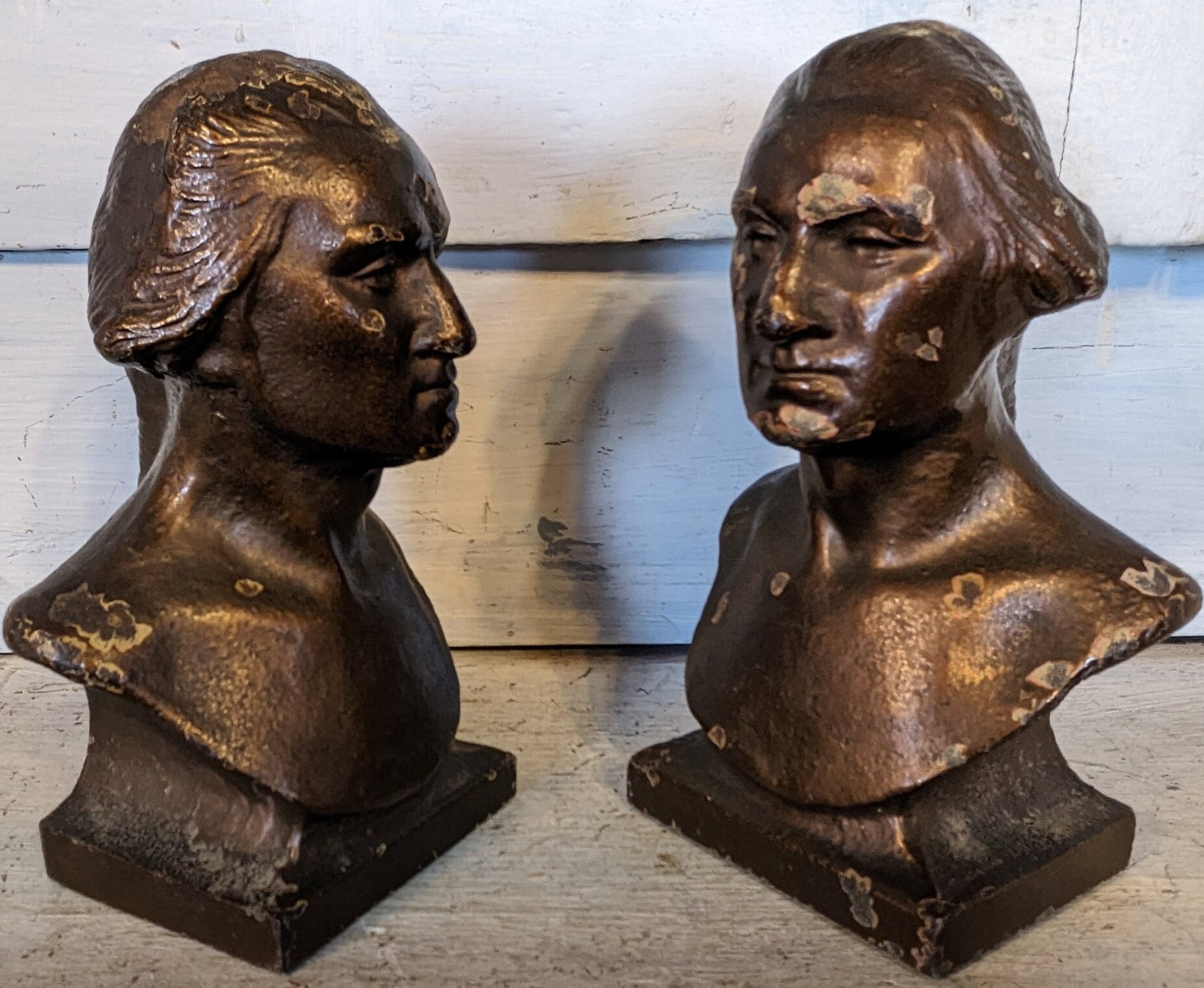 Vintage Cast Iron George Washington Bookends - Etsy