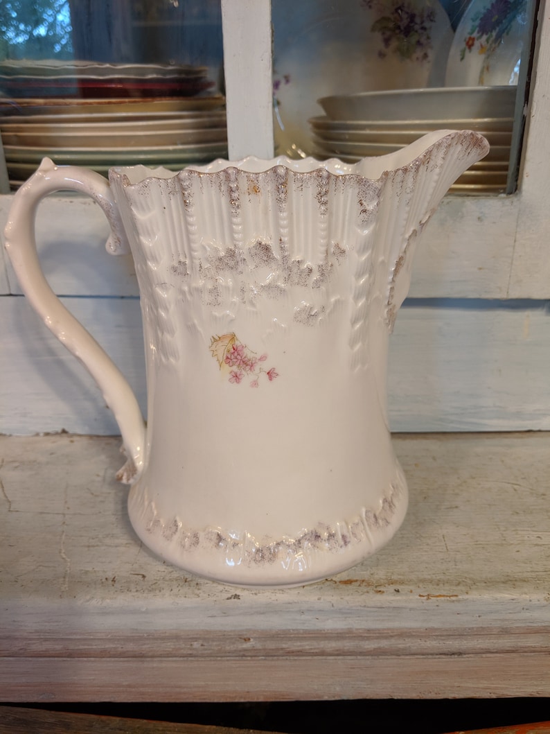 Vintage Large Pitcher - Etsy
