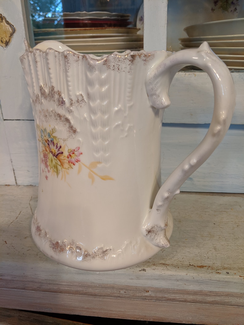 Vintage Large Pitcher - Etsy