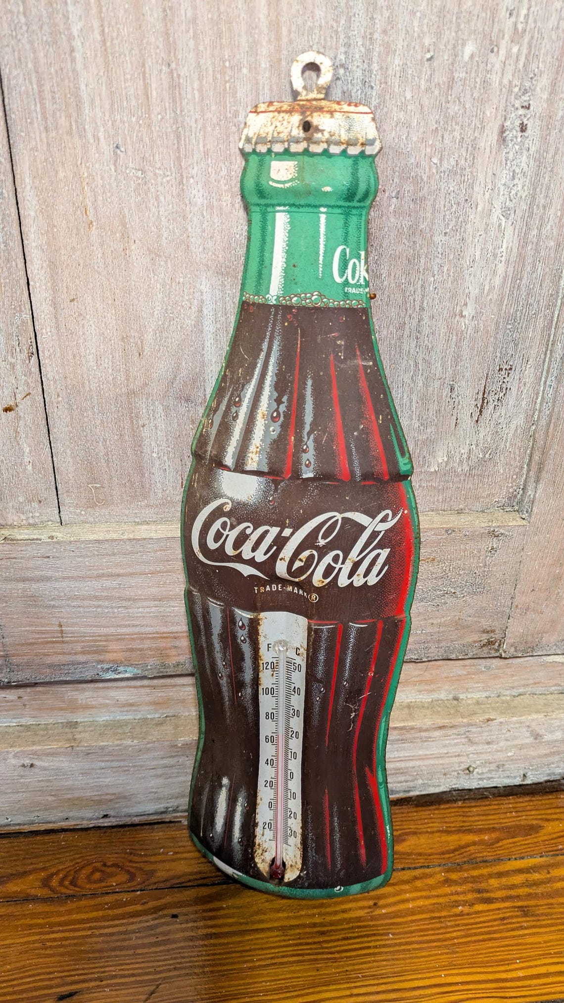 Metal Coca Cola Bottle Sign - Etsy