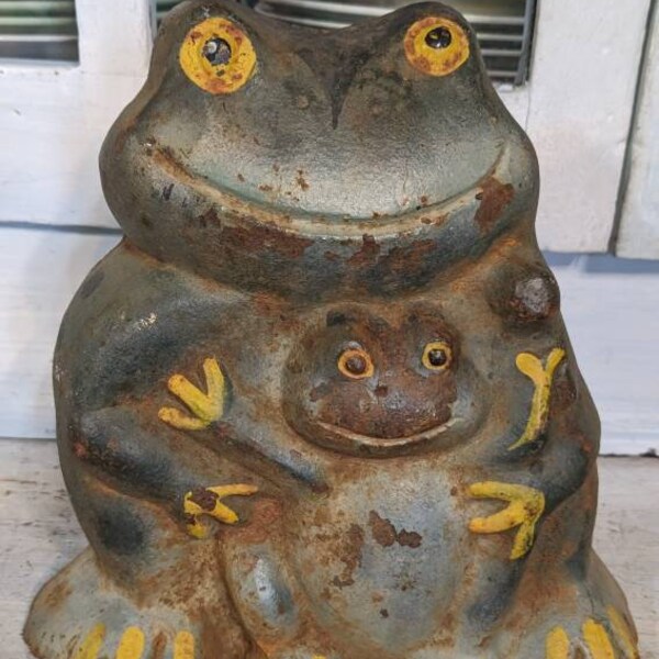 Cast Iron Frog - Etsy