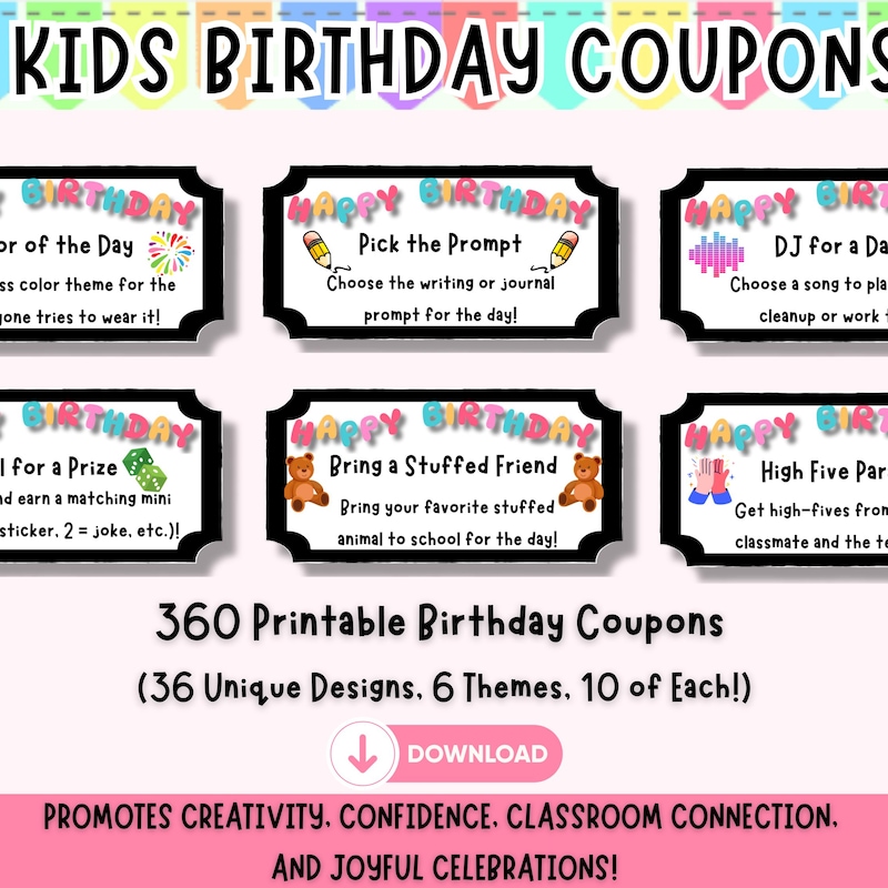 Classroom Coupons - Etsy