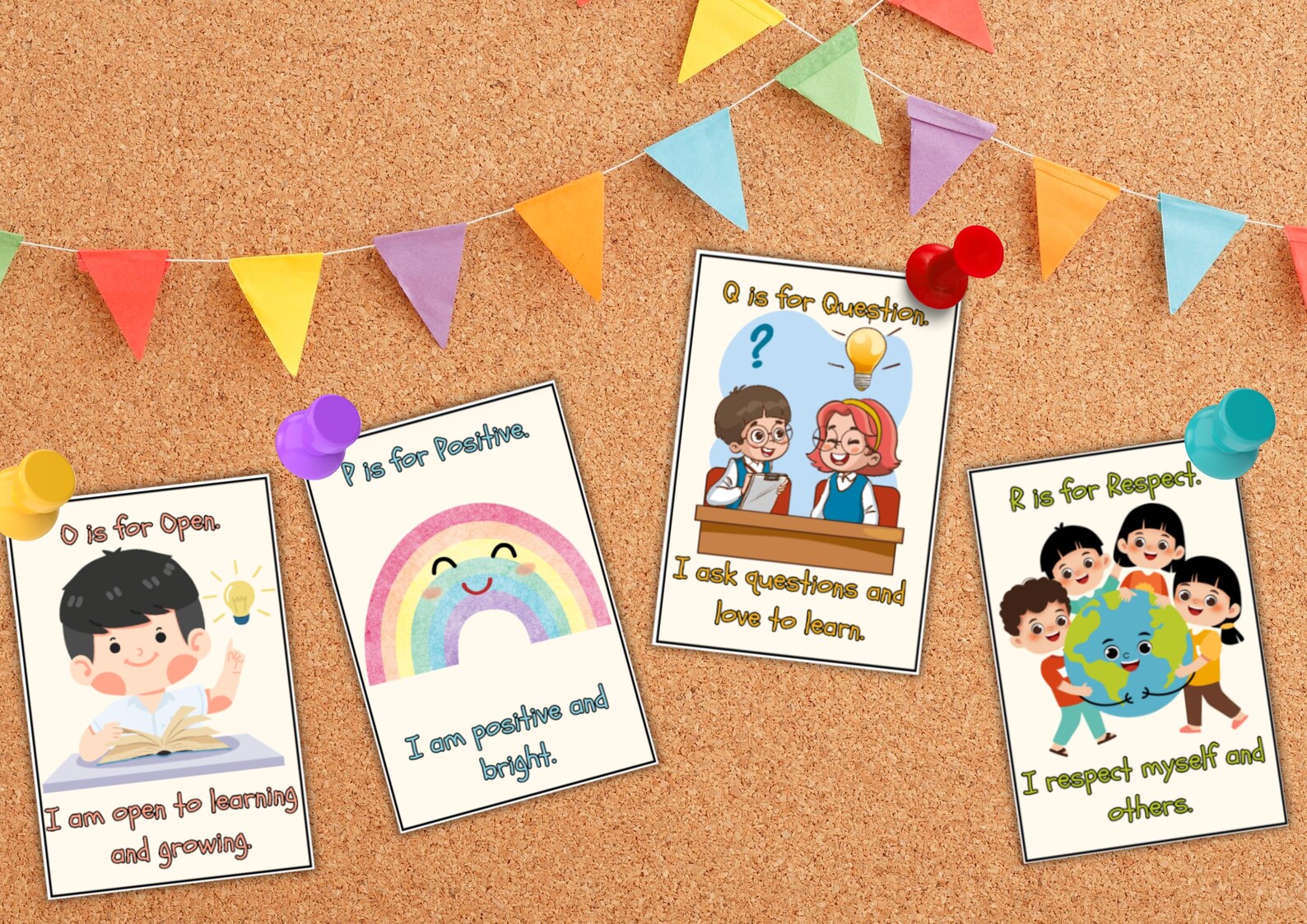 ABC Affirmation Cards: Positive Alphabet for Kids (printable Digital ...