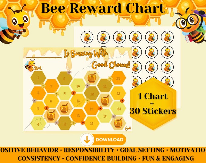 Editable Reward Charts, Bee Reward Charts, Classroom Decorations ...