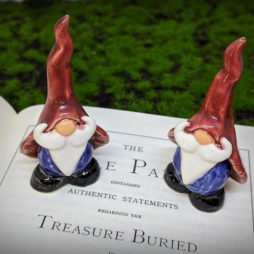 Ceramic Wizard Gnome Handmade Pottery Gnome Unusual Gift | Etsy UK