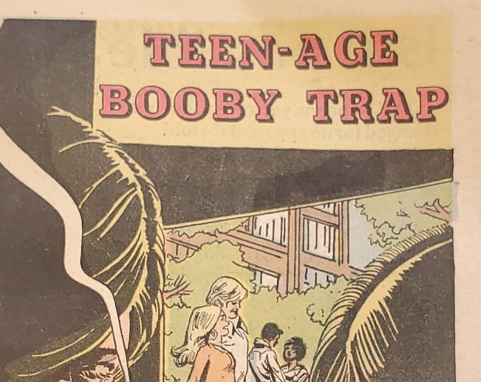 Teen-age Booby Trap 1970's Comic Book, Anti-drug Giveaway Vintage Malcom Ater Comic , Graphic ...