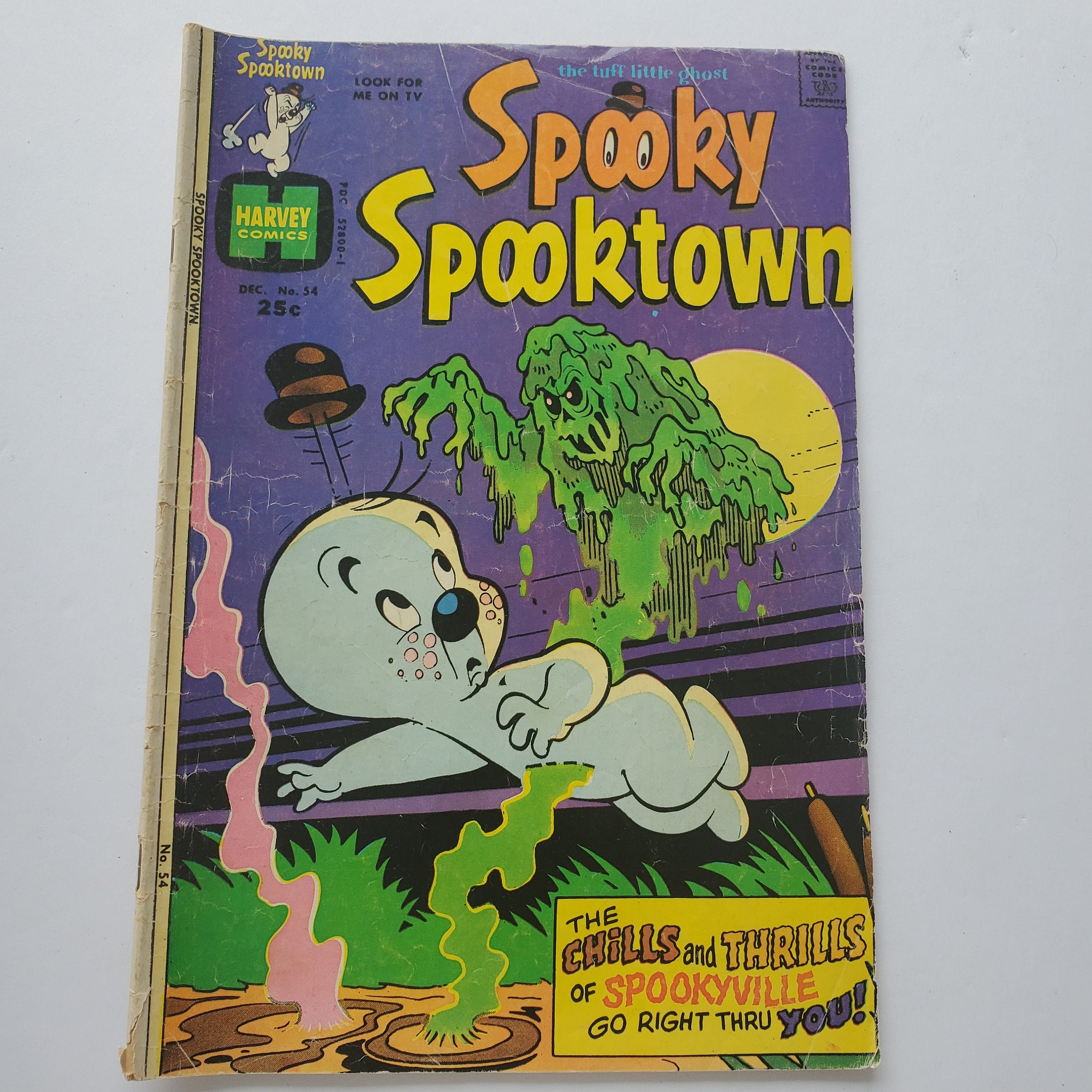 Vintage Spooky Spooktown Harvey Comic Book, No. 54, 1974 Harvey ...