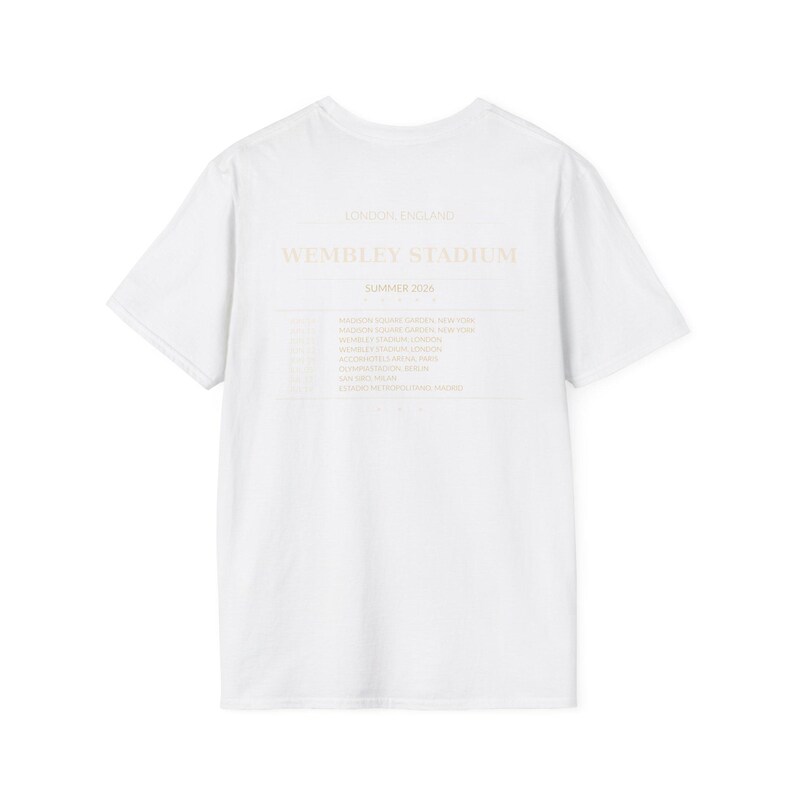 Harry Styles Wembley London 2026 Concert T-shirt – Vintage Stadium Tour ...