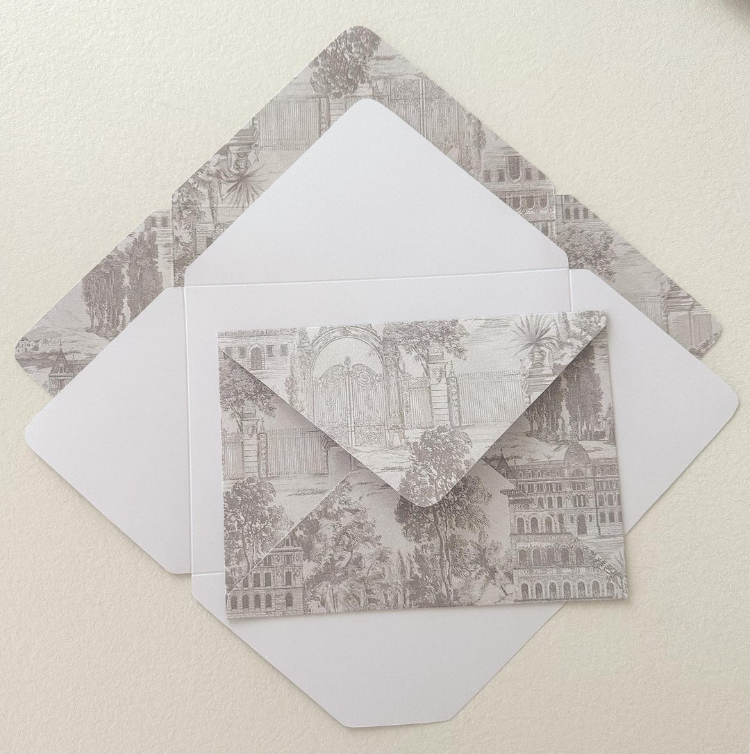 Envelope With Individual Motif, Ready-made Envelope With Pattern, DIN ...