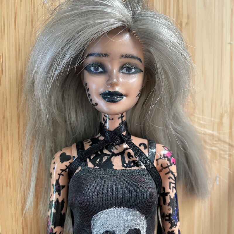 Goth Barbie Doll - Etsy