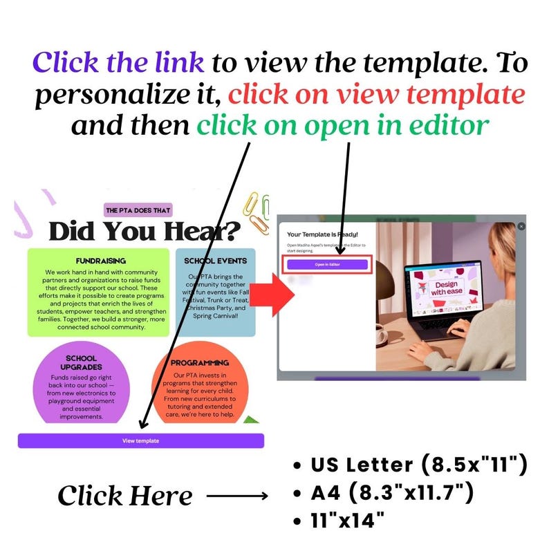 Editable PTO PTA Form, Did You Know the Pto Pta Does That Flyer ...