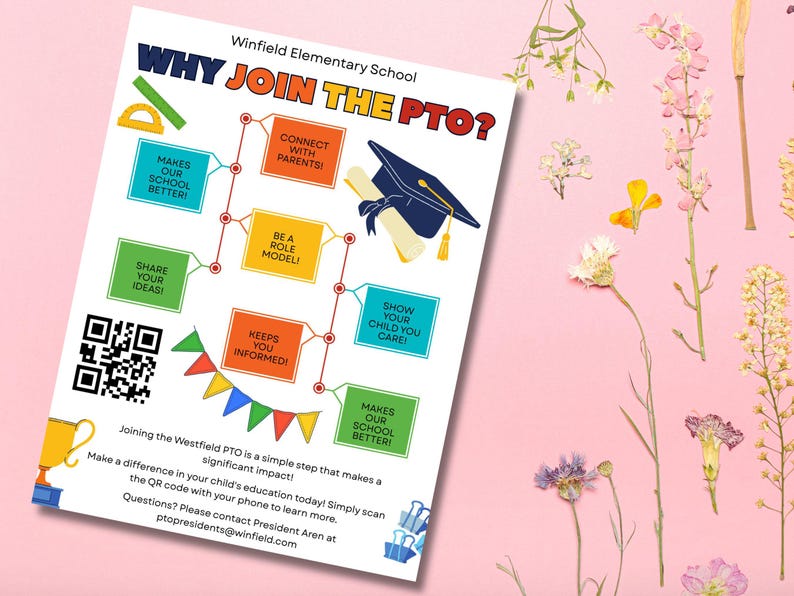 Editable Why Join the PTO PTA Flyer Template: Volunteer Recruitment ...