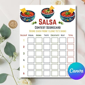 Salsa Competition Flyer - Etsy