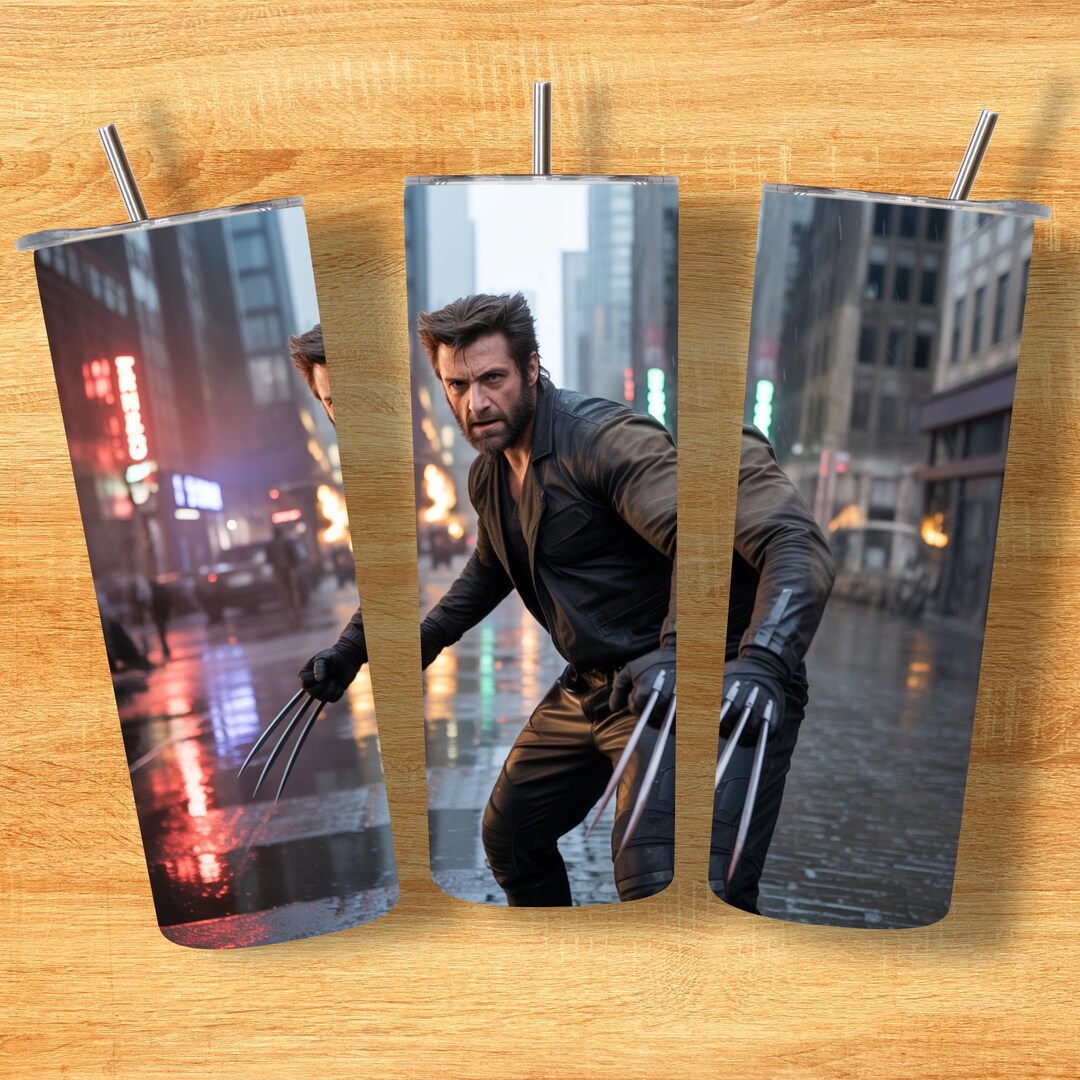 Clawed Hero Inspired 20oz Tumbler Wrap PNG | Comic Superhero ...