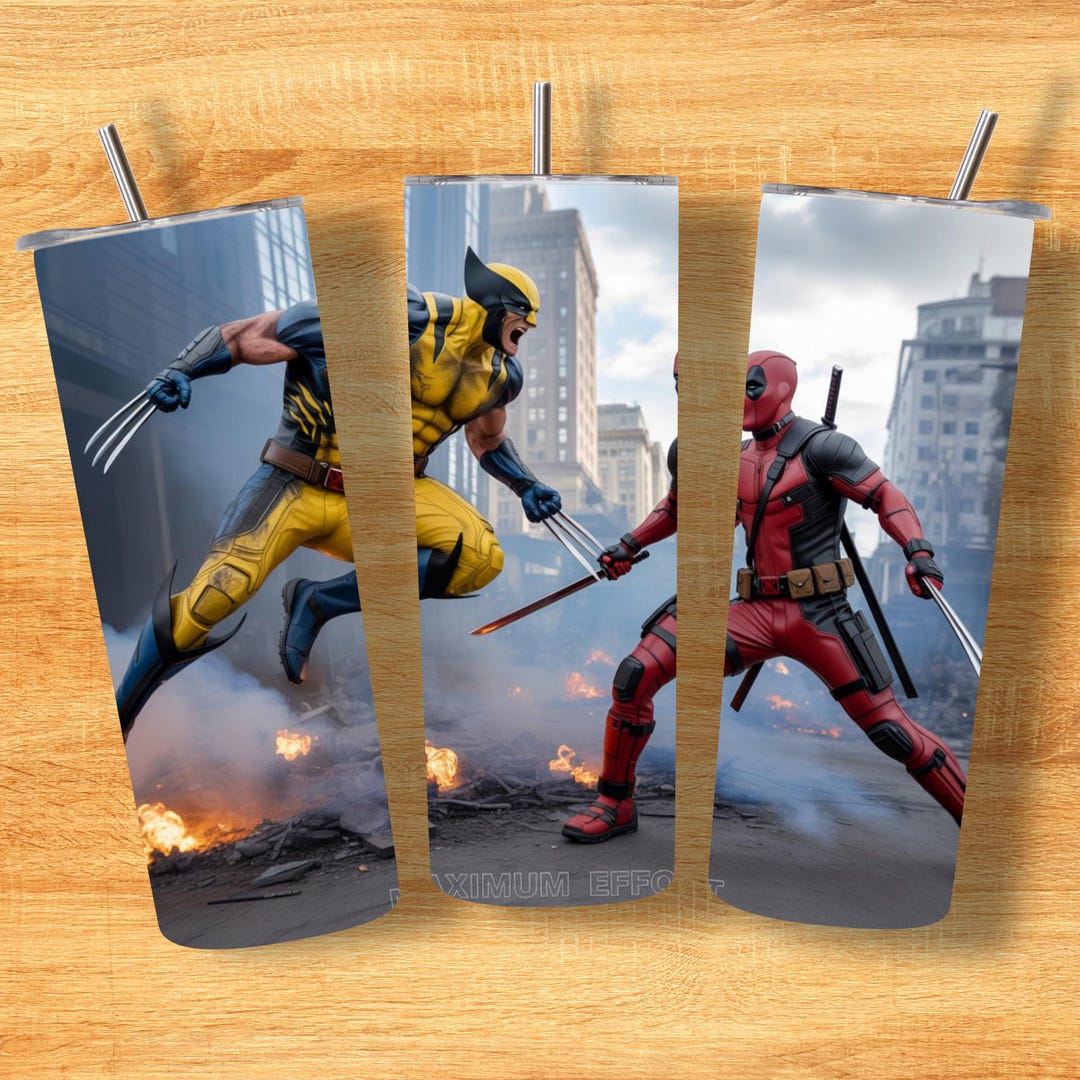 Masked Hero Inspired Tumbler Wrap PNG | Comic Superhero 20oz Skinny ...