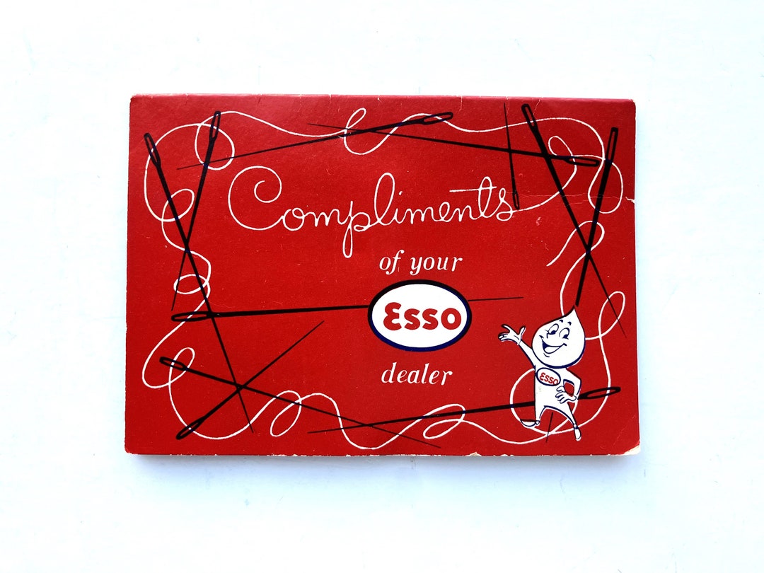 ESSO Advertising Giveaway Needle Book Kit Gas Station Promotional - Etsy