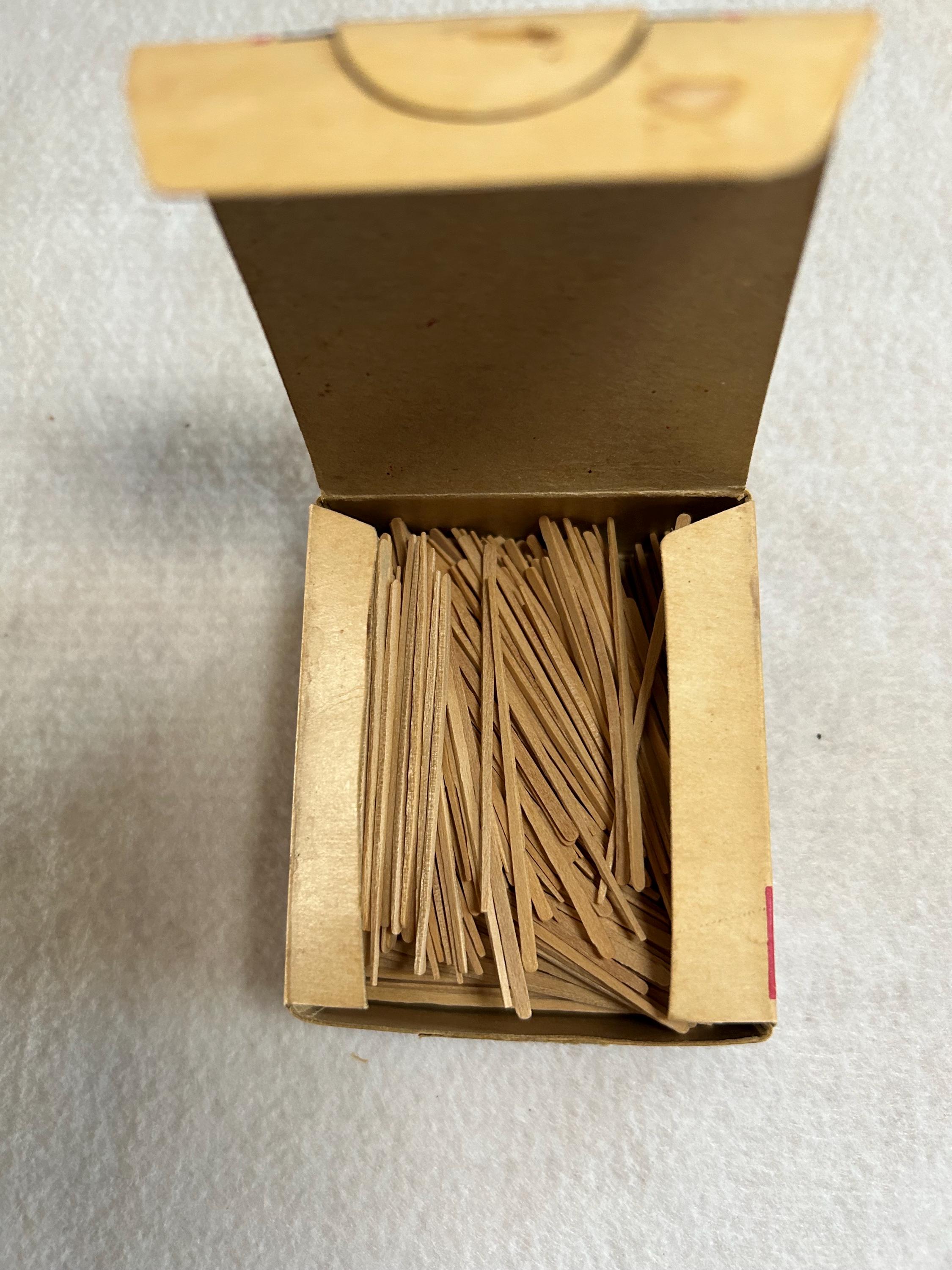 Vintage Forster Ideal Box of Wooden Toothpicks - Etsy