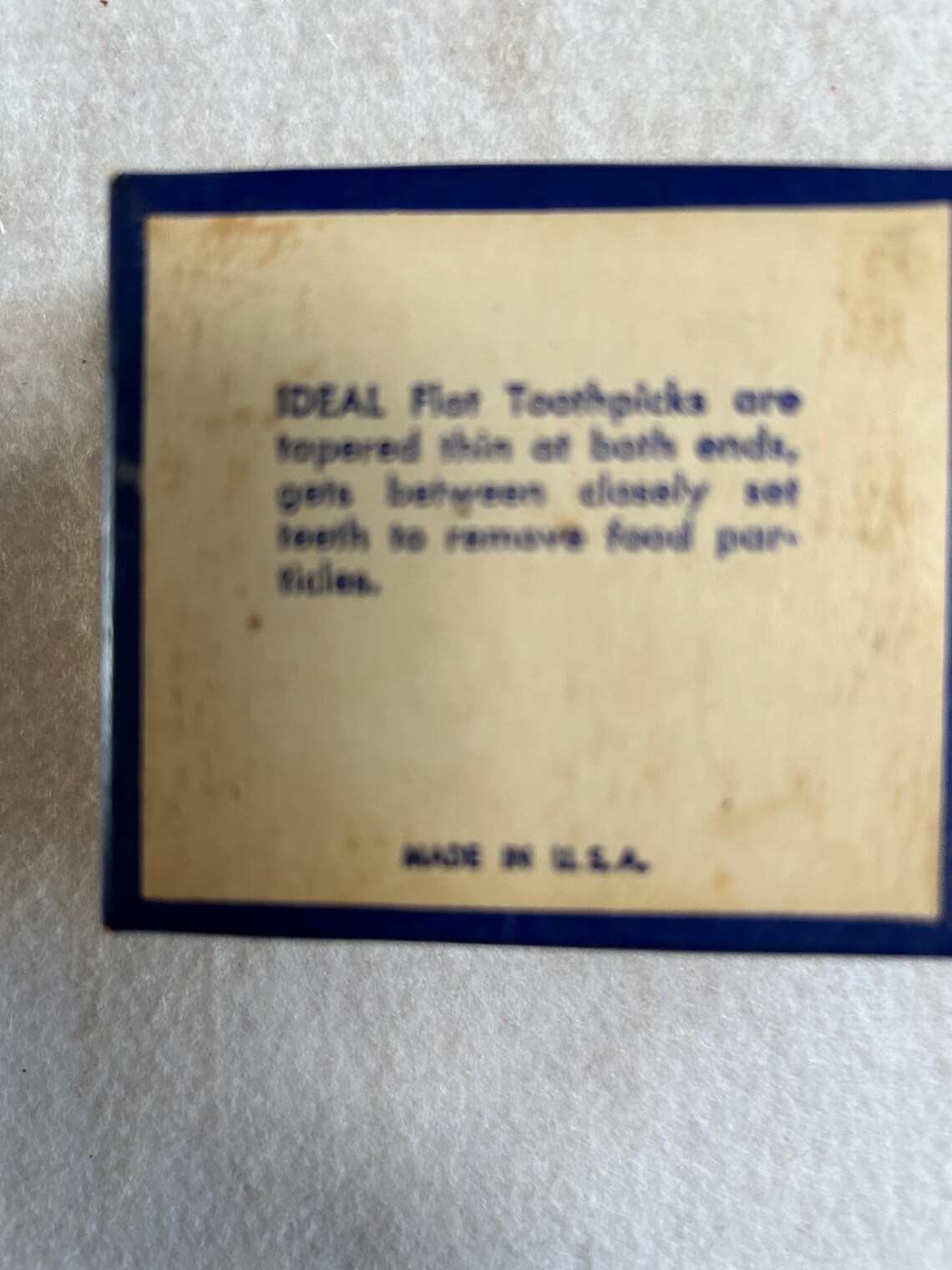 Vintage Forster Ideal Box of Wooden Toothpicks - Etsy