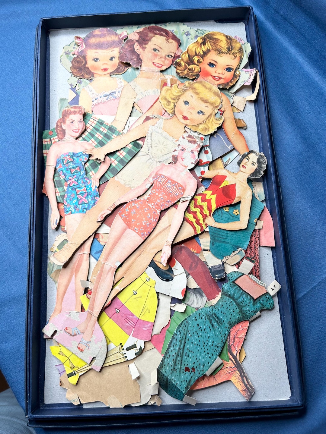 Vintage Paper Dolls, 1950’s Paperdolls, Shirley Temple,liz Taylor ...
