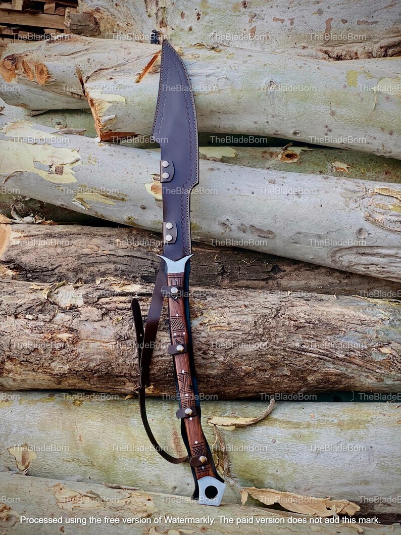 Hand Forged High Carbon Steel Egyptian Khopesh Sword | Custom Handmade ...