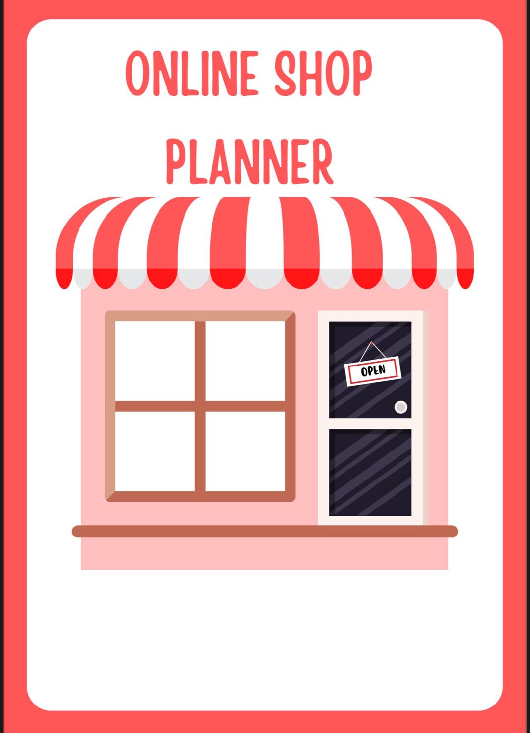 Online Shop Planner Printable | Small Business Organizer | Digital ...