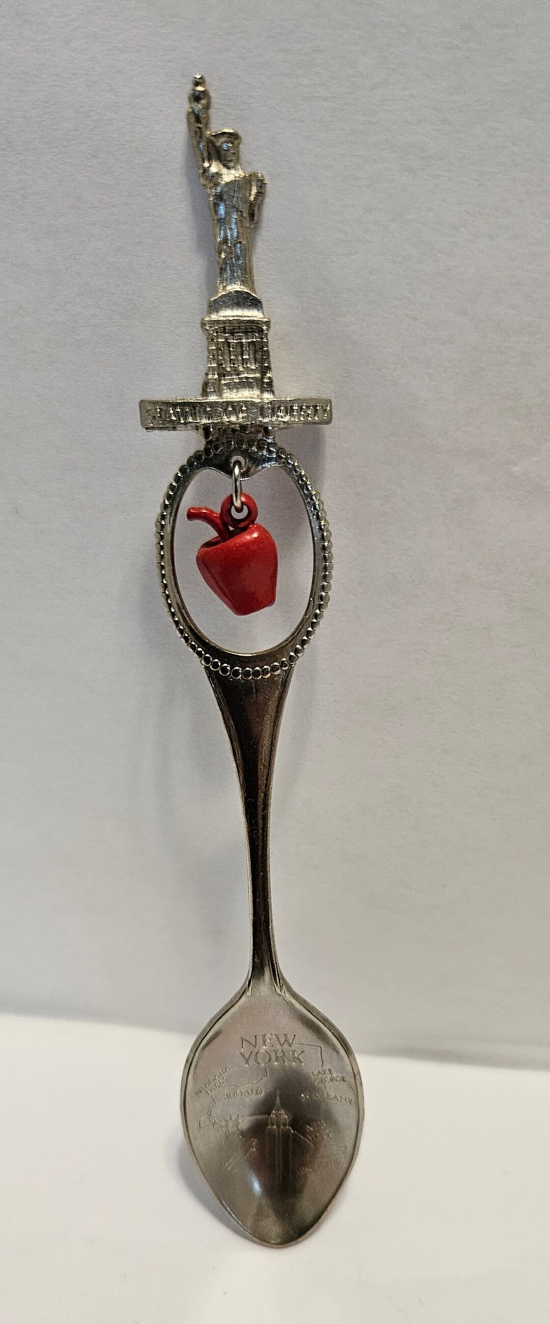 Vintage Statue of Liberty Big Apple Spoon - Etsy