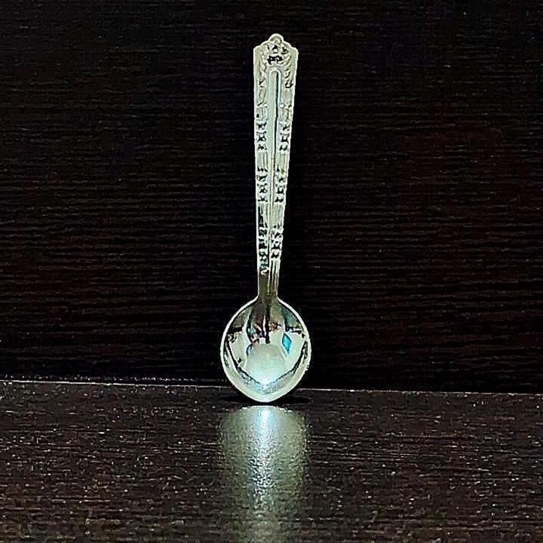 925 Silver Spoon,silverware Round Soup Spoons, Engraved Utensils Silver ...