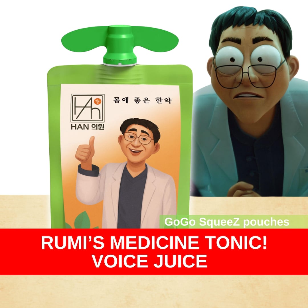 Rumi’s Medicine Tonic Label | K-pop Demon Hunter Dr. Han's Drink Wrapper | Printable Gogo Squeez ...
