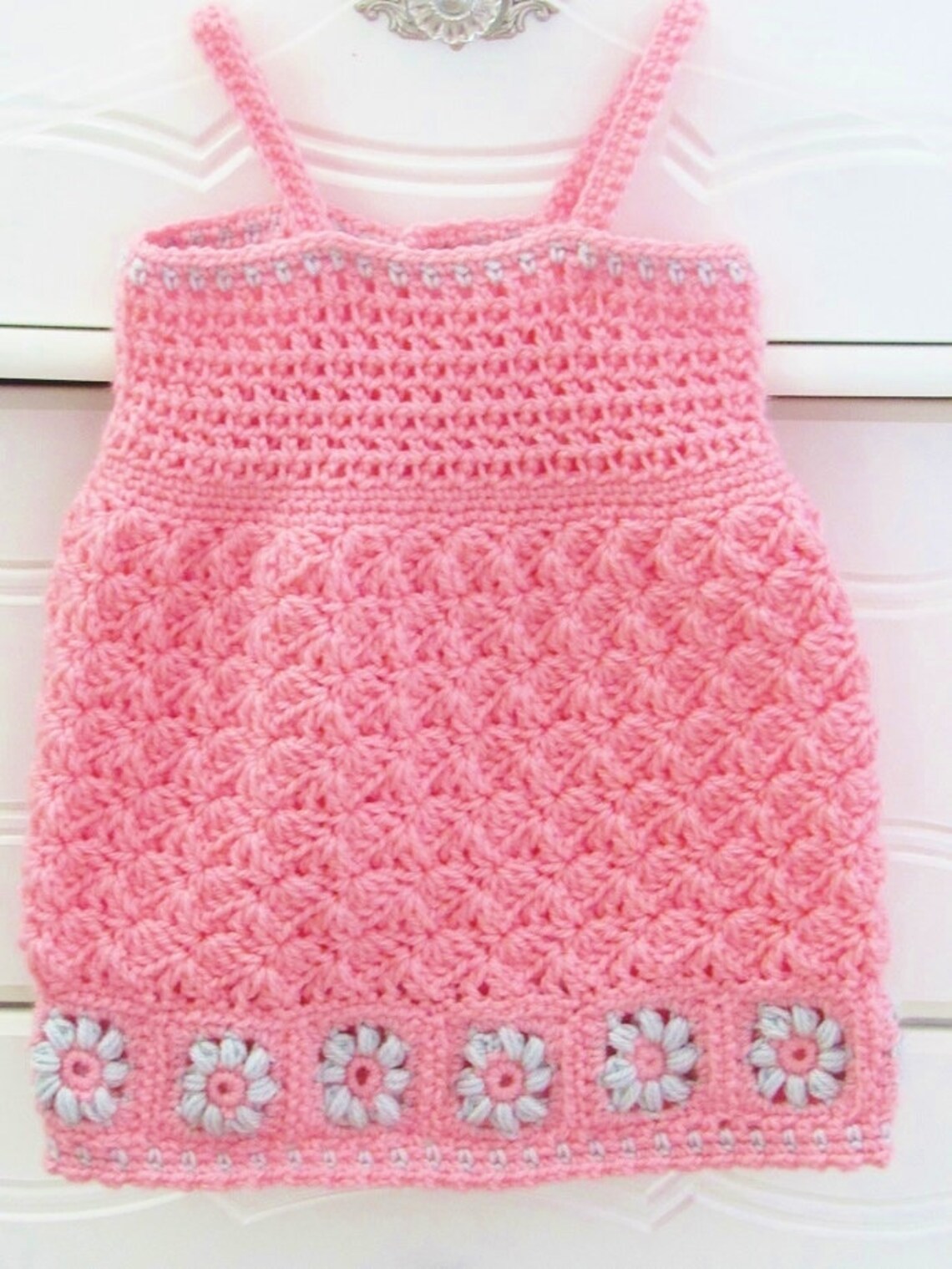 Crochet Baby Dress Pattern, Crochet Baby Sundress Pattern, Crochet Baby ...