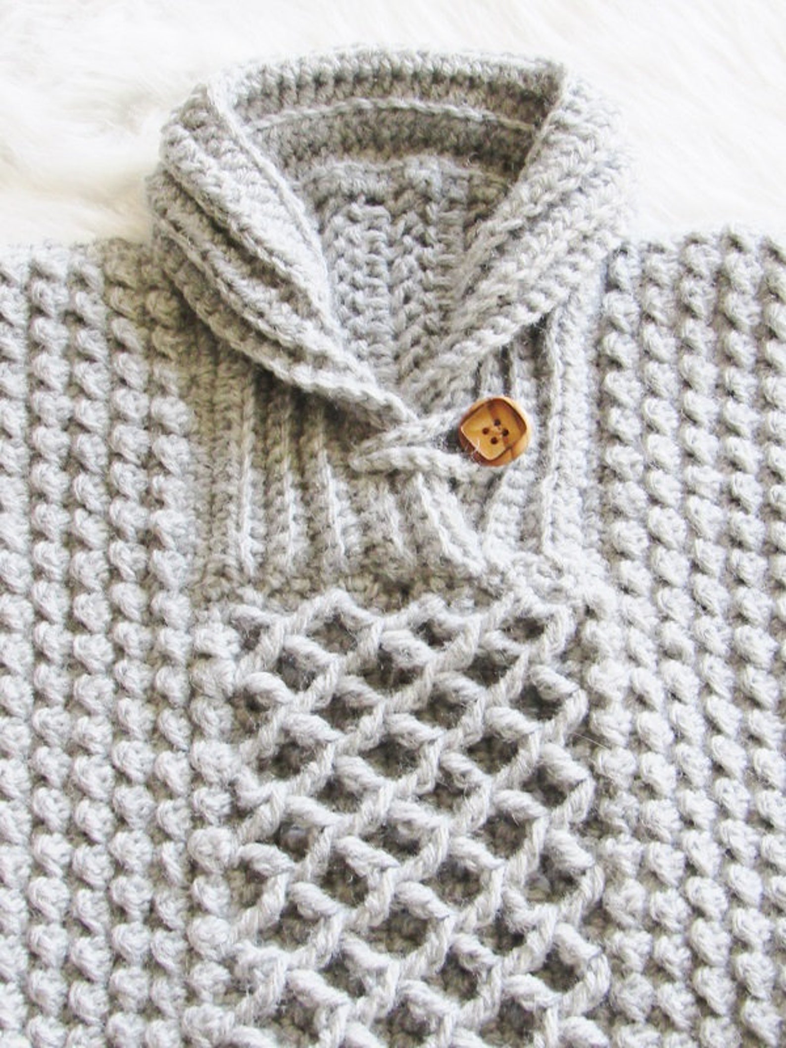 Crochet Sweater Pattern for Baby and Toddler 0-3 Months to - Etsy