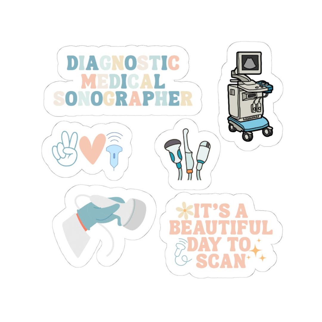 Sonographer Stickers, Ultrasound Stickrs - Etsy