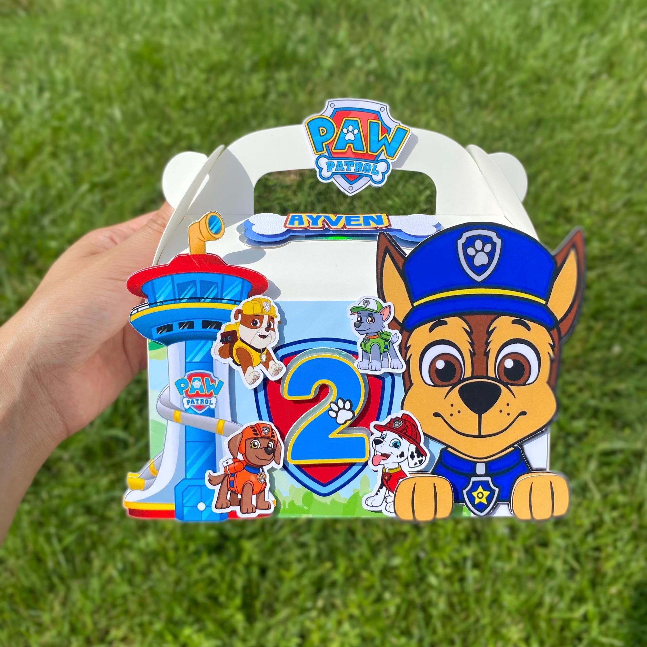 Personalized Treat Box | Pink, Blue Dogs - Etsy