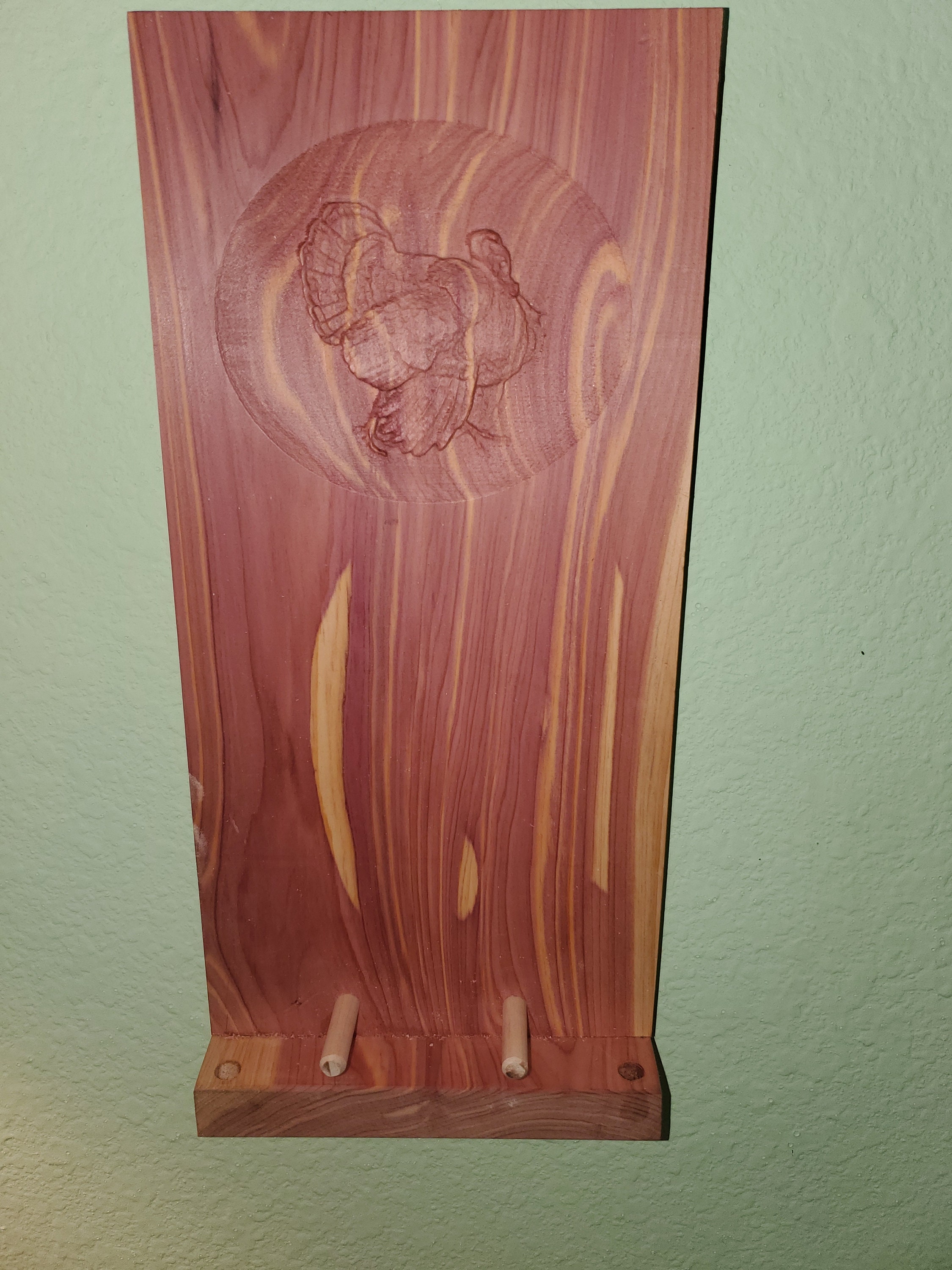 Turkey call display/pot call/turkey pot call/turkey | Etsy