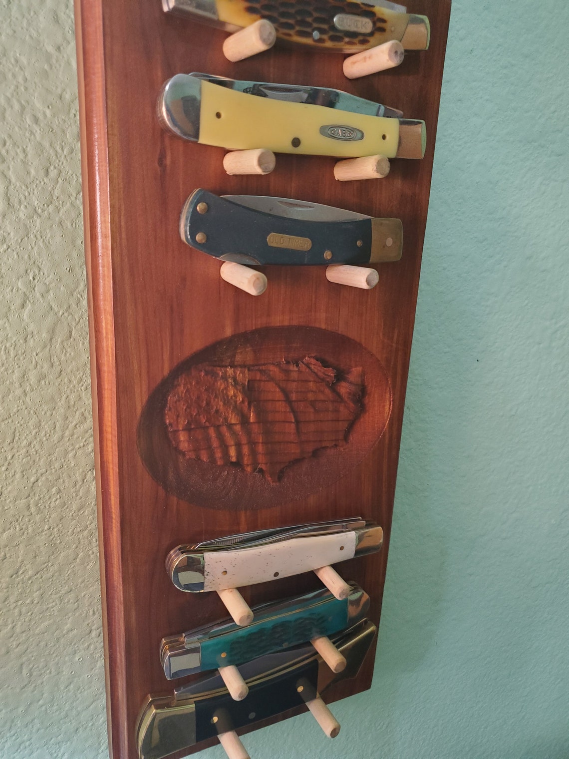 Pocket Knife Display/hunting Knife Display/military Knife Stand ...