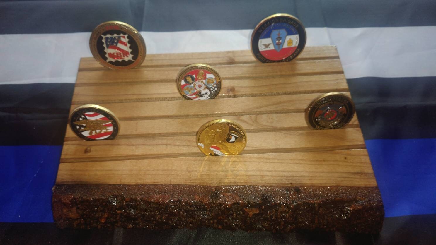Challenge Coin/harley Davidson Poker Chip Display - Etsy