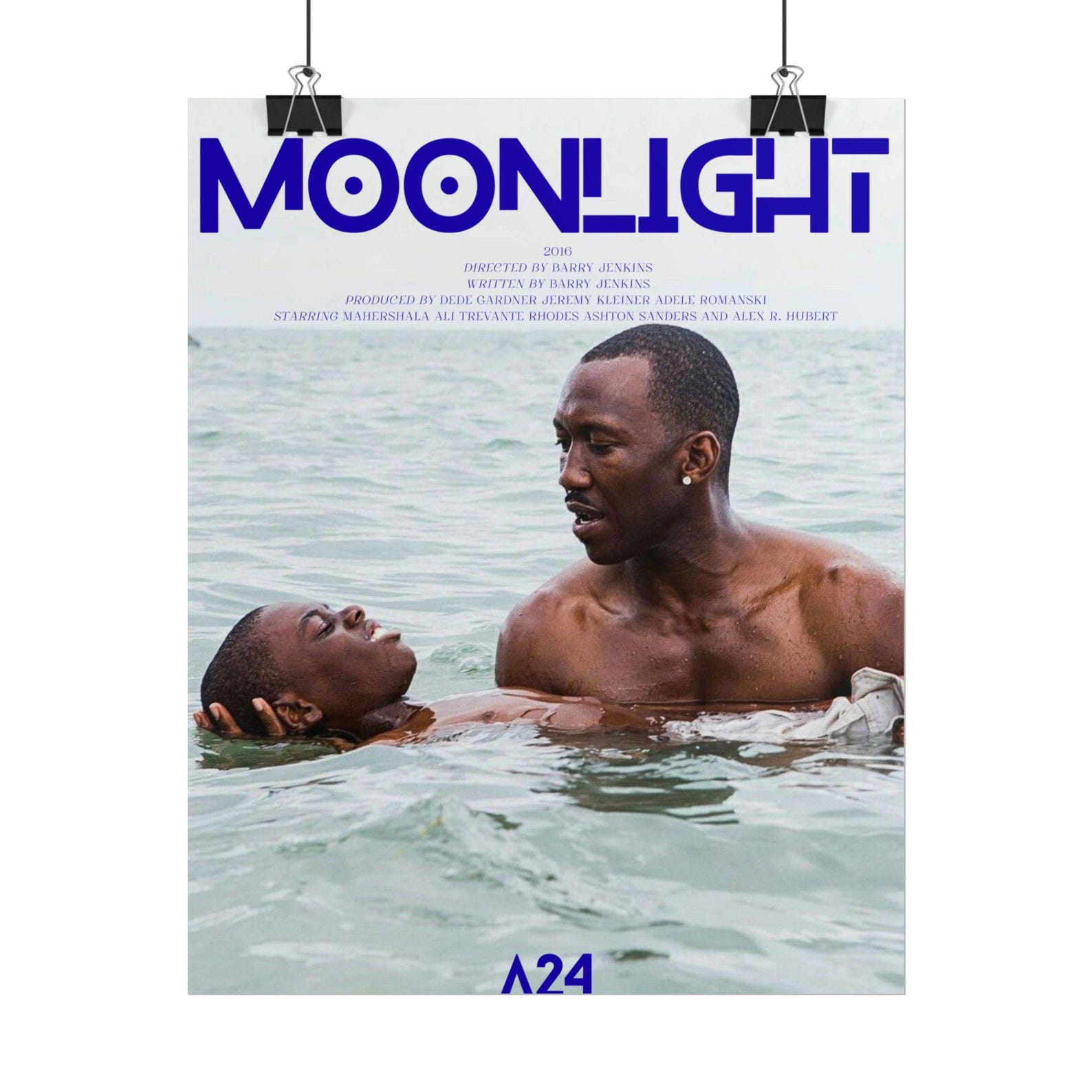 Moonlight Movie Poster Rolled Poster | A24 Film Art Print - Etsy