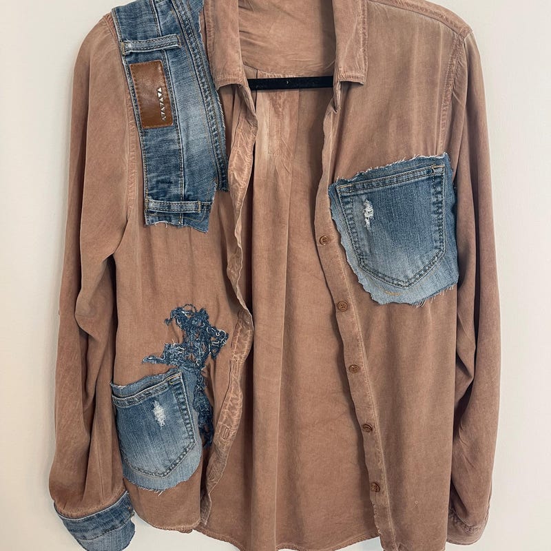 Repurposed Blouse - Etsy