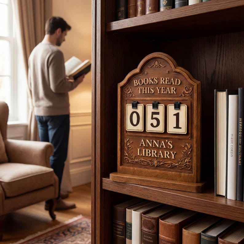 Personalized Reading Tracker With Book Counter, Books Read This Year ...