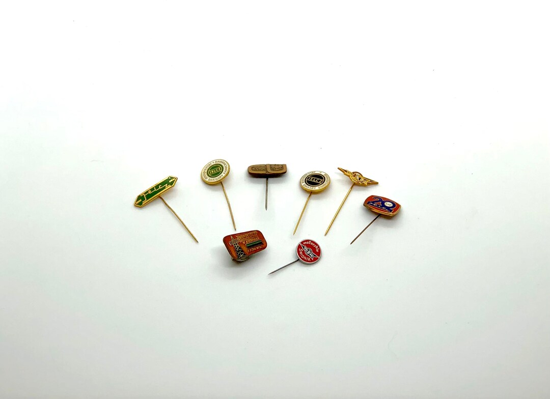 Collection Lot of 8 Vintage Polish Lapel or Hat Pins - Etsy