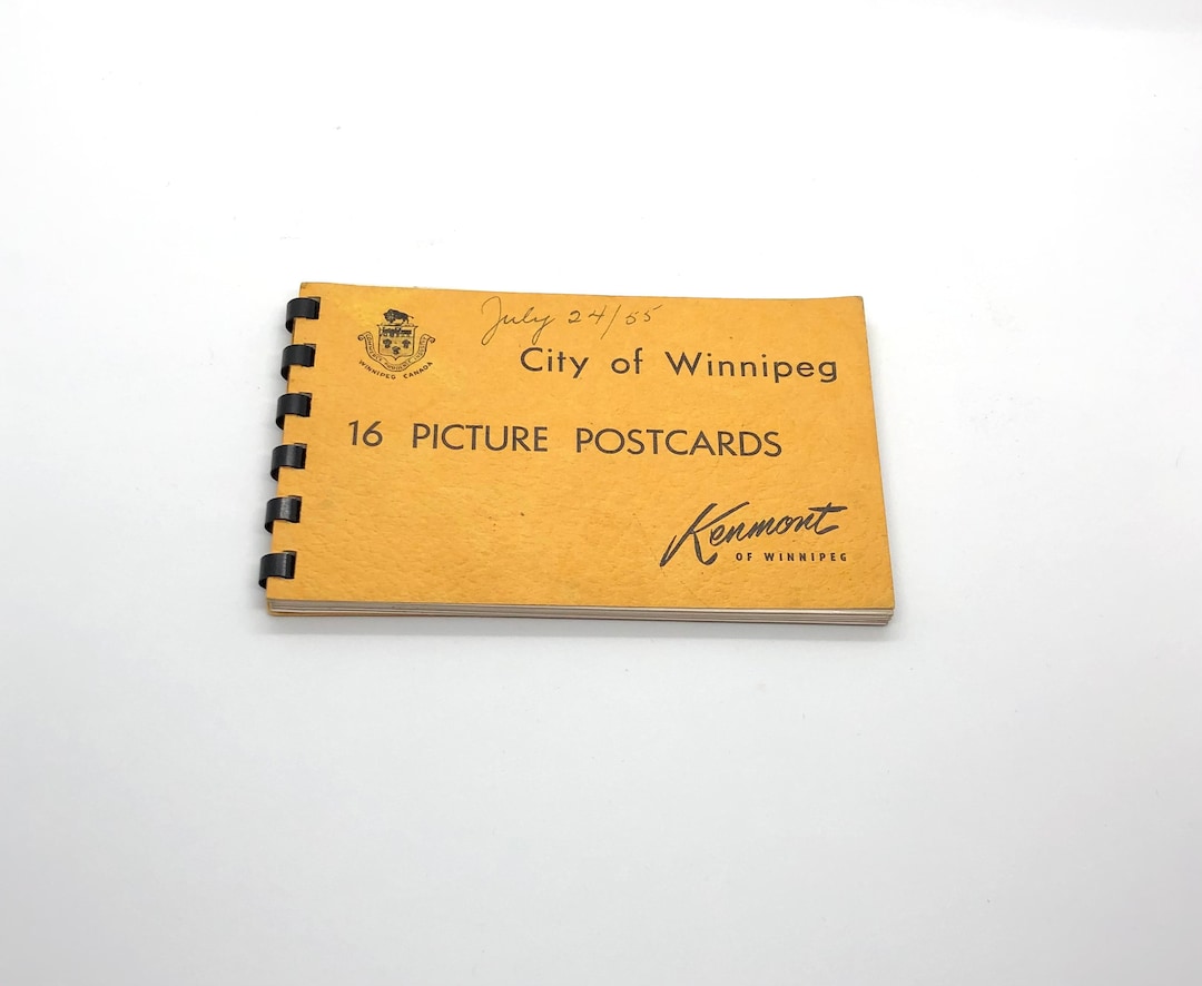 Vintage City of Winnipeg Manitoba Booklet of 16 Picture Postcards - Etsy