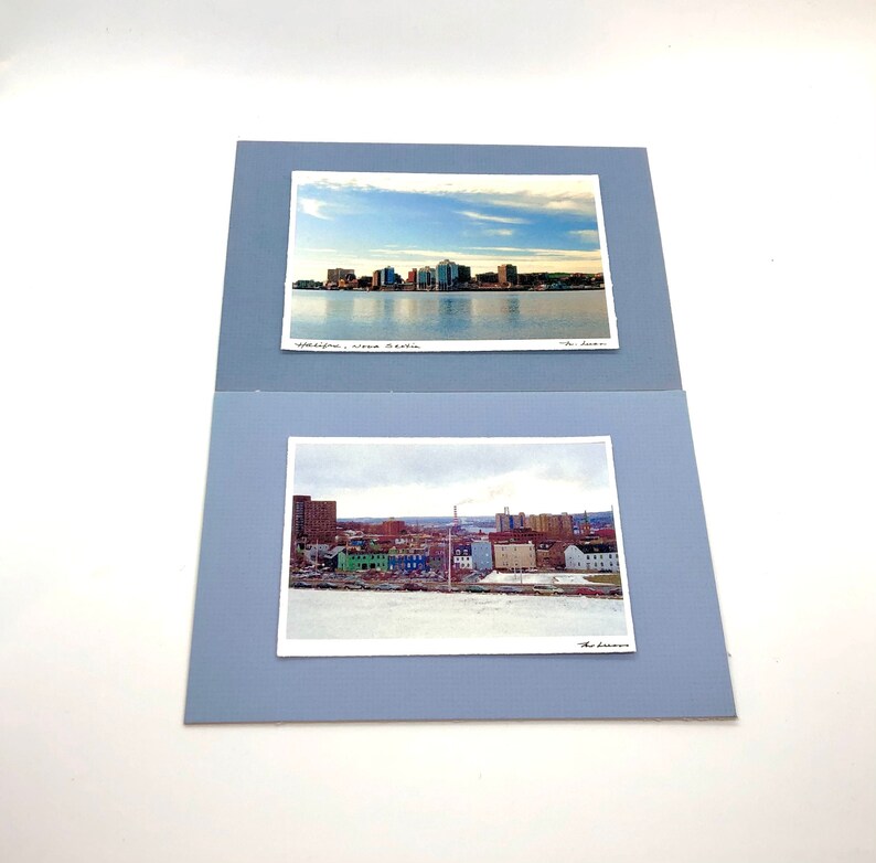 Pair of Art Photography Prints Cityscapes Halifax Smokestacks - Etsy