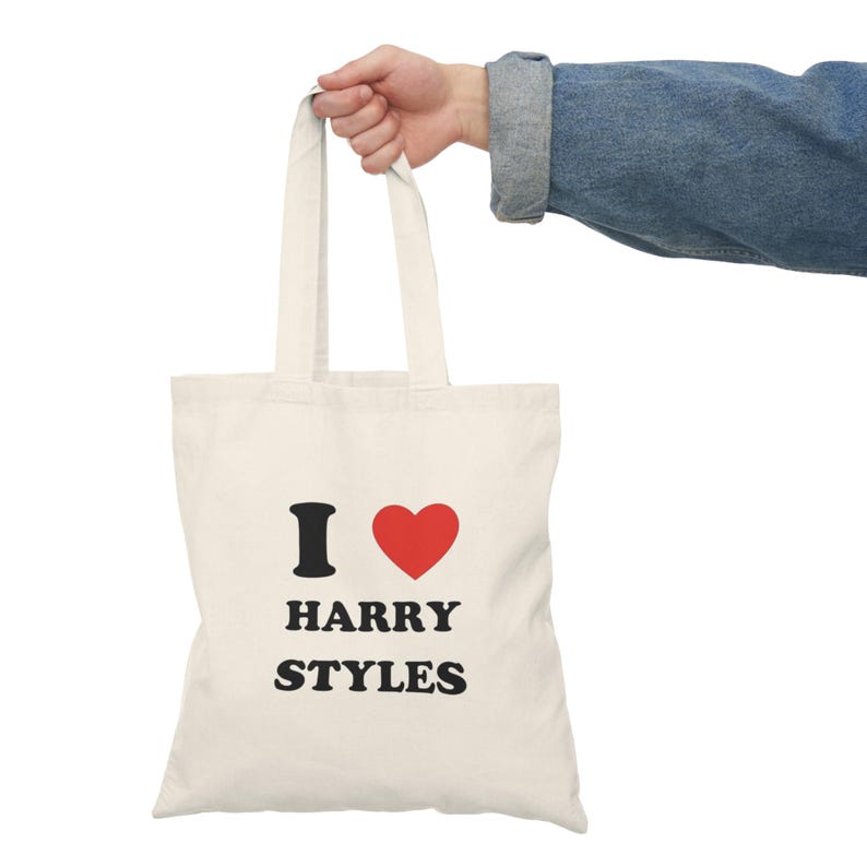 Harry Styles Tote Bag - Eco-friendly Canvas Shoulder Bag, Music Lover ...