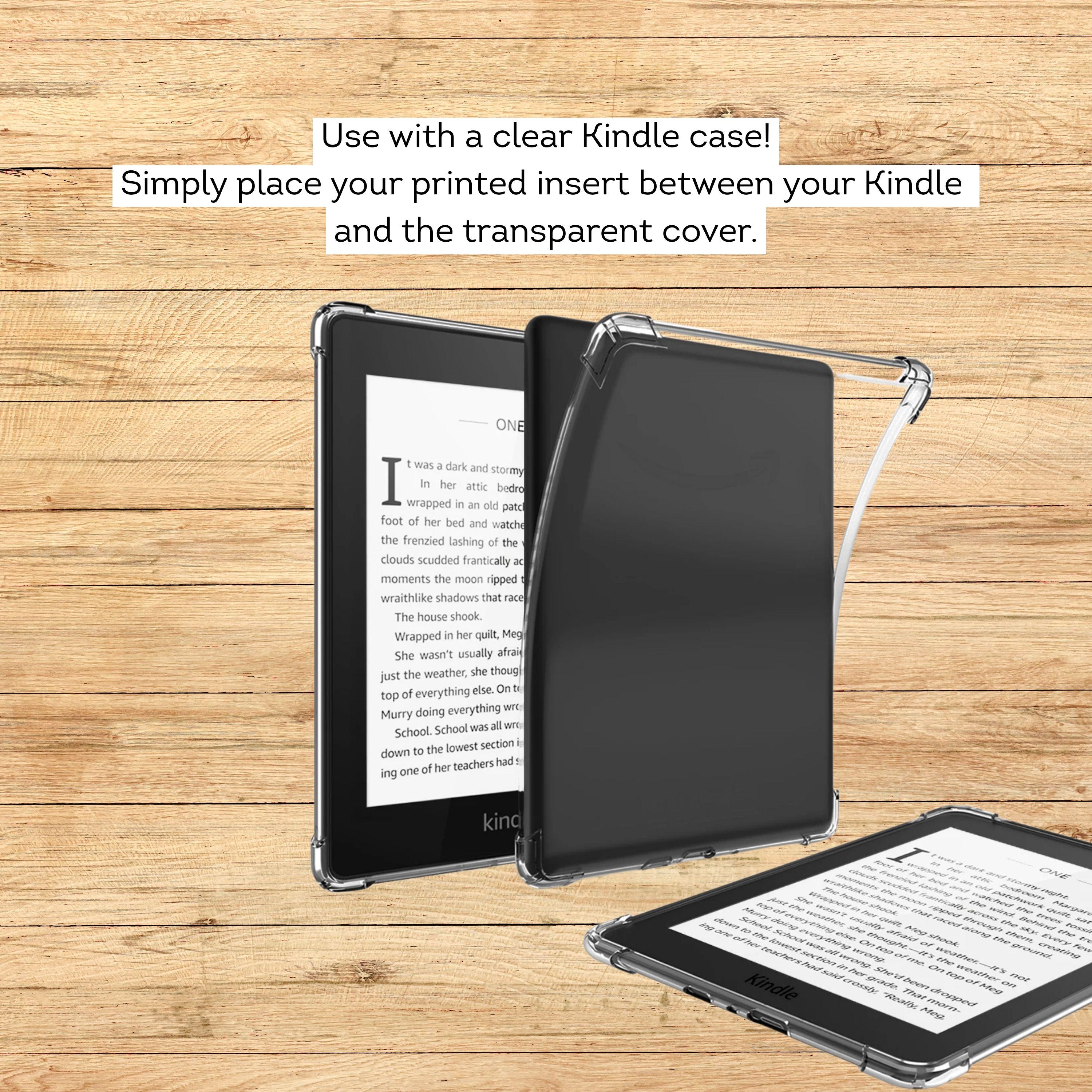 Cottagecore Fall Kindle Insert for Clear Case, Autumn Kindle Case ...